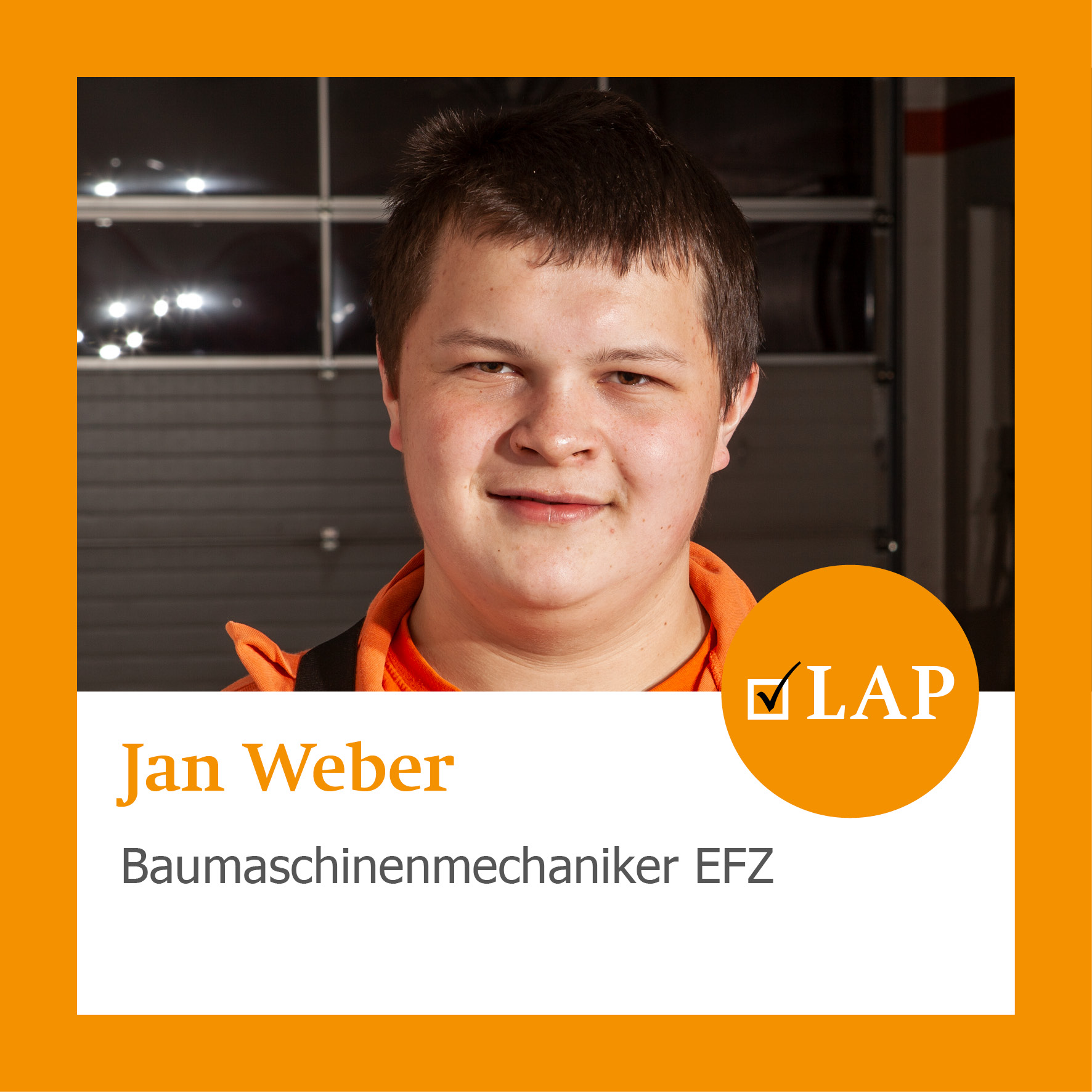 Gratulation zur LAP – contratto ag